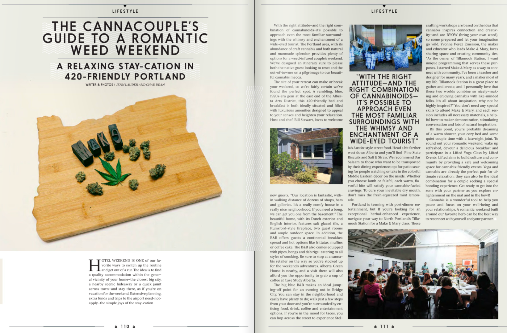 Make & Mary in Dope Magazine