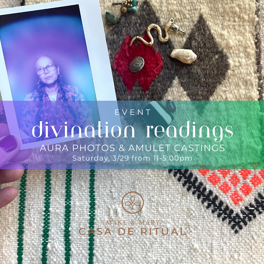 A Day of Divination— Aura and Casting Readings – Make & Mary